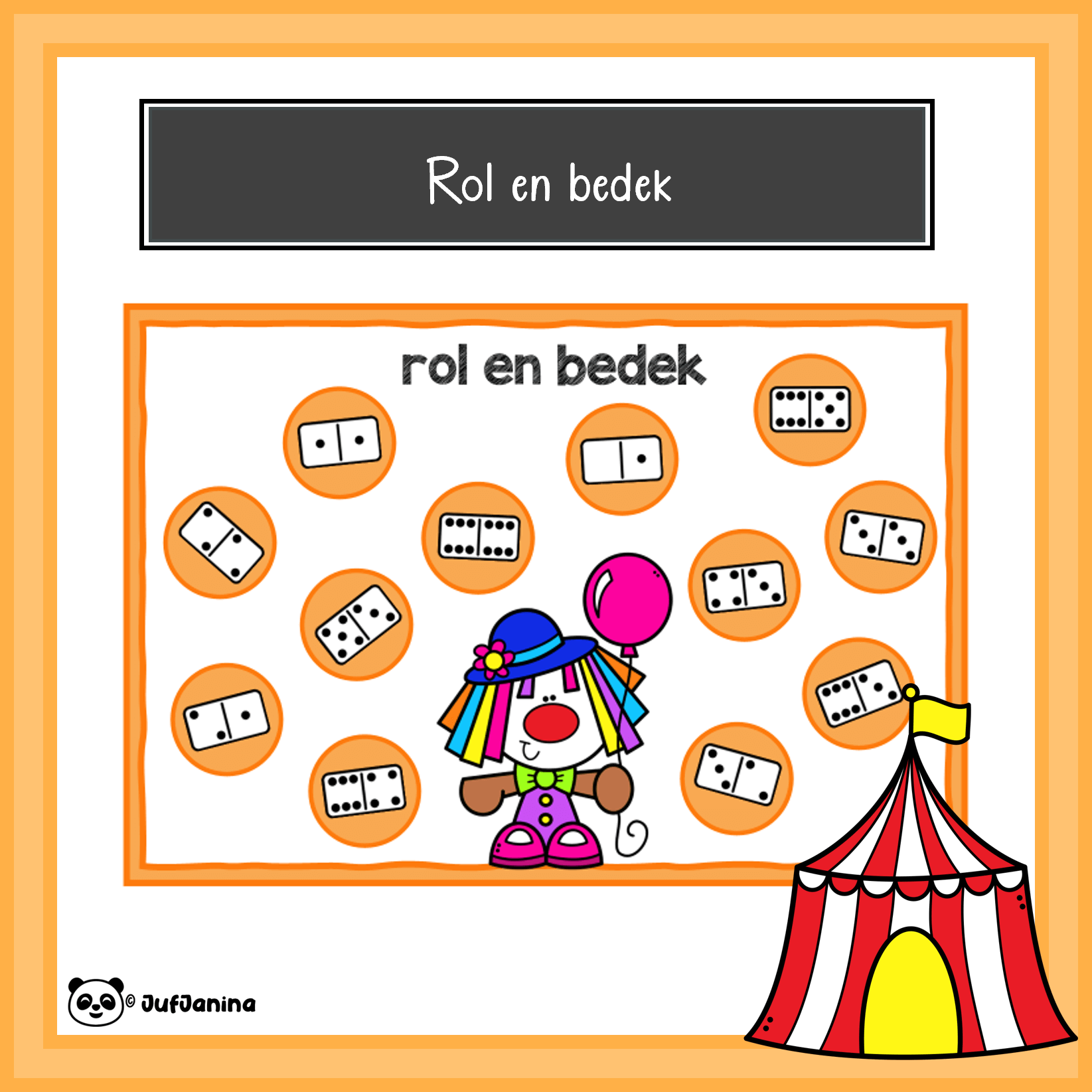 Rol en bedek (Circus) - JufJanina