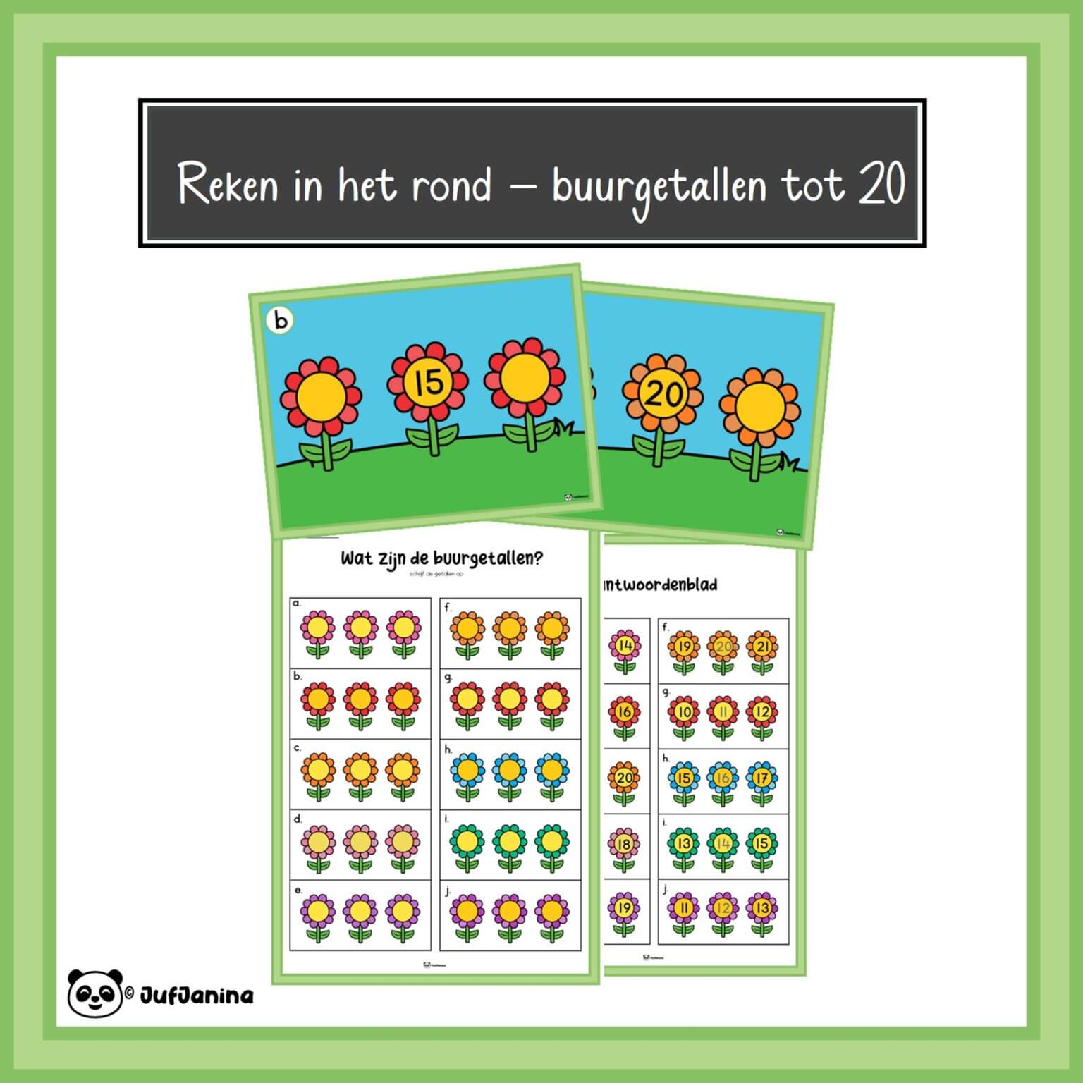 Knip, plak en kleur - JufJanina